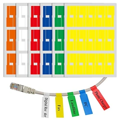 Buy Cable Label, Self Adhesive Label Sticker Waterproof Tear Resistant ...