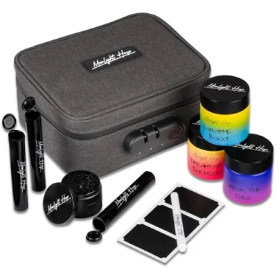 Buy Moonlight Haze Smell Proof Bag Gift Set with Accessories 3 ...