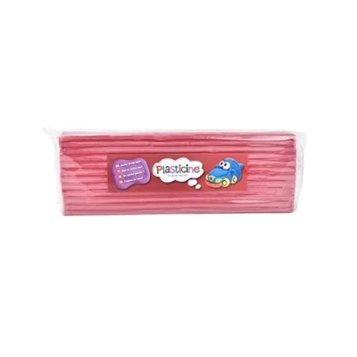 Buy Plasticine One Colour Slab 400g Raspberry #21, Modelling Clay for ...