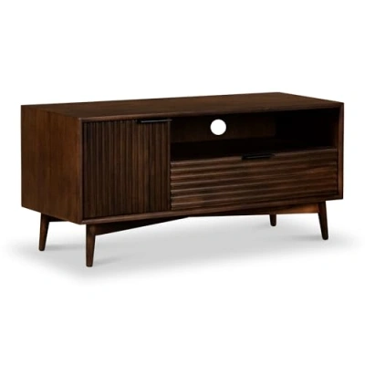 Buy Oskar Small 110cm Grooved TV Unit for Living Room Roseland ...