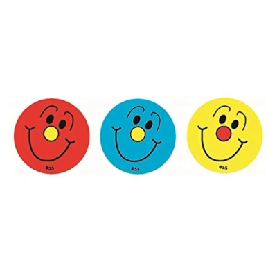 Buy Sticker Solutions Motivational Reward Smiley Faces Stickers Red ...